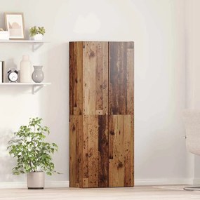 Kancelářská skříň Staré dřevo 60 x 32 x 152,5 cm 3365558