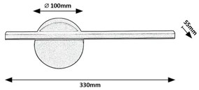 Rabalux 78034 - LED Nástěnné svítidlo SABIRA LED/6W/230V 4000K