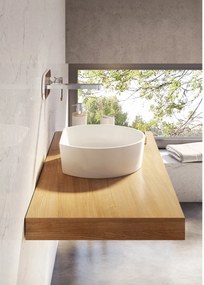 Ravak deska 100 x 55 cm X000000843 pod umyvadlo ve tvaru I dub
