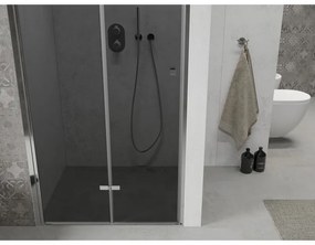 Mexen Lima skládací sprchové dveře 70 cm, Grafitově černá, Chromovaná - 856-070-000-01-40