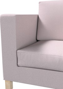 Potah na pohovku IKEA  Karlanda 2-místná, krátký barva růžová látka pletený vzor