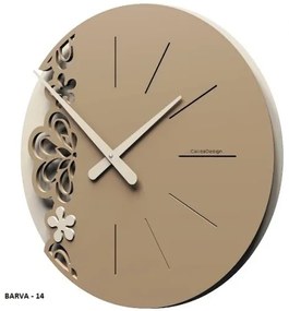 Designové hodiny 56-10-2 CalleaDesign Merletto Big 45cm (více barevných variant) Barva antracitová černá-4