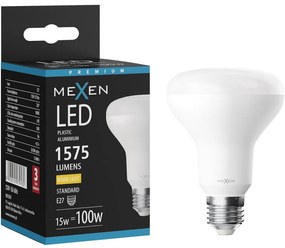 Mexen Nova Žárovka LED E27, R80, 15W, Teplá - 3000K, 1575 lm - L105-E27-1530-01