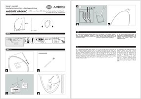 Zrcadlo AMBIENTE ORGANIC 90 x 60 cm s LED podsvícením po celém obvodu 411-385