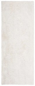 Koberec Shaggy 80 x 150 cm bílý EVREN Beliani