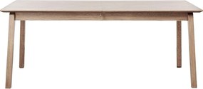 Rozkládací jídelní stůl s přídavnou deskou v dekoru dubu 95x190 cm Bari – Unique Furniture
