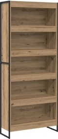 Knihovna 80 x 30 x 189,5 cm Kompozitní dřevo Umělecký dub 3403015