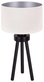 Duolla - Stolní lampa LYON 1xE27/15W/230V pr. 30 cm krémová