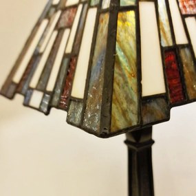 Elstead INGLENOOK vitrážová stolní lampa 1x E14
