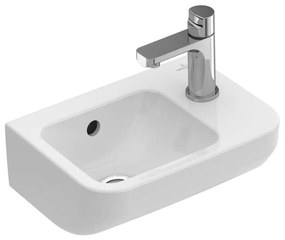 Villeroy & Boch Architectura - Umývátko 36x26 cm, s přepadem, 1 otvor pro baterii vpravo, CeramicPlus, alpská bílá 437336R1