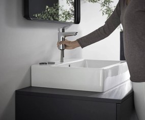 Hansgrohe Logis, páková umyvadlová baterie 100, s odtokovou soupravou Push-Open, chromová, 71107000