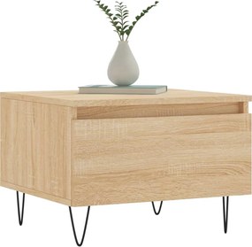 vidaXL Konferenční stolek 50 x 46 x 35 cm kompozitní dřevo [830866] Barva: kouřový dub