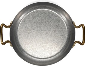 Servírovací kovový talíř ve stříbrné barvě ø 24 cm Serve – BonBistro