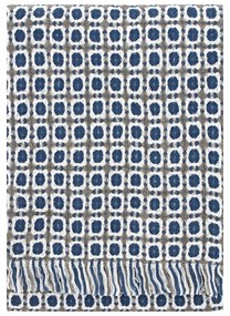 Vlněná deka Corona 130x170, modrá