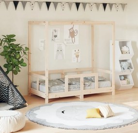 vidaXL Dětská postel 70 x 140 cm masivní borové dřevo [834511] Barva: Přírodní