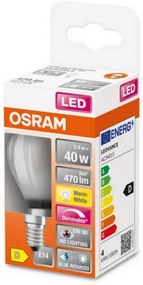LED žárovka E14 LEDVANCE 3,4W (40W) teplá bílá (2700K)