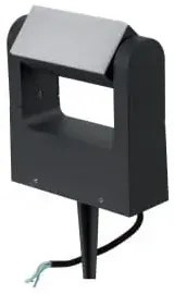 Venkovní stojací lampa Spike černá