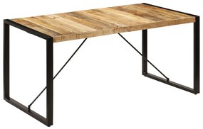Jídelní stůl 160 x 80 x 75 cm masivní mangovníkové dřevo,  247417