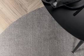 Kulatý koberec Ulla, světle šedý, ⌀200