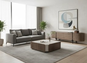 TV stolek Sileno 200 cm ořech/černý