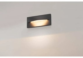 SLV 233635 Adi, venkovní vestavné svítidlo do stěny, LED 18W, 3000K, IP55, antracit, šířka 30cm