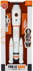 TEDDIES Raketa se zvukem, světlem a párou / 36 cm / plast / doplňky /