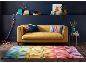 Flair Rugs, Ručně všívaný kusový koberec Illusion Reverie Multi, 160x230, vícebarevná, chodba / předsíň
