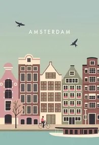 Ravensburger Puzzle: Amsterdam / 99 dílků / od 12 let