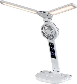Rabalux 74030 - LED Stm stolní lampa s ventilátorem NOVILO LED/7W/5V