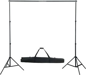 Foto studio set s fotopozadím, osvětlením a deštníky 3055087