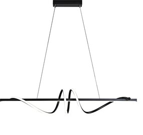 Toolight Toolight, LED stropní svítidlo 120cm, 50W, 3000K, LHJ023-CP, černá matná, OSW-50011