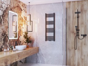 Gamma Erga Simple, topné těleso 1200x300 mm, 340 W, černá, ERG-LAV-SIMP-12030-BK