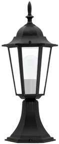 Polux | Venkovní lampa 1xE27/20W/230V IP43 42,5 cm černá | SA0158