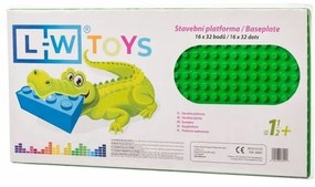 L-W Toys Podložka na stavění JUNIOR 16x32 bodů zelená
