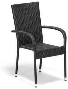 Jídelní set VIGO XL antracit + 8x židle MADRID antracit