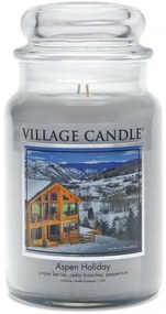 Village Candle – vonná svíčka Aspen Holiday (Dovolená v Aspenu), 602 g