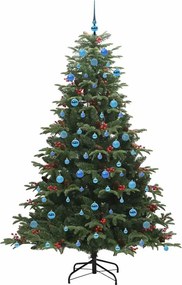 Umělý vánoční stromeček Zelená 210 cm PVC, kov a plast 3395566