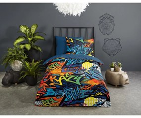 Dětské povlečení na jednolůžko/prodloužené z mikrovlákna 140x220 cm Jeff – Good Morning