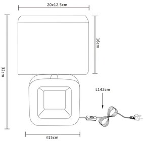 GLOBO KILAUEA 21602 Stolní lampa