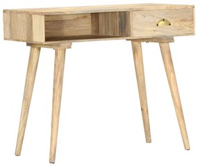 Konzolový stolek 90 x 45 x 75 cm masivní mangovníkové dřevo 286180