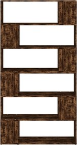 Knihovna / dělicí stěna kouřový dub 100 x 24 x 188 cm 3187603