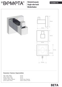 Bemeta Design BETA: Háček -