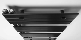 Aqualine Mythos otopné těleso rovné boční připojení 500 x 1130 mm černá mat LLM511B