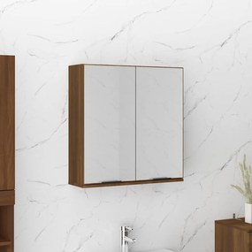 vidaXL Koupelnová zrcadlová skříňka 64 x 20 x 67 cm [811313] Barva: hnědý dub