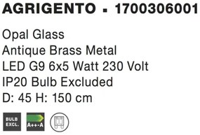 Retro lustr Agrigento 45
