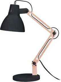 Solight WO57-B stolní lampa Falun černá / E27