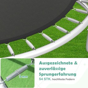 Costway Trampolína venkovní se žebříkem kulatá zahradní
