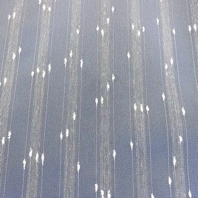 Metrážová záclona - Prší 300 obšít okraje  a našít stužku 2,5cm