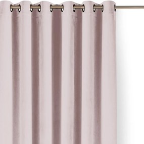 Světle růžový sametový dimout závěs 140x225 cm Velto – Filumi