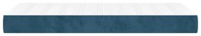 Petromila Taštičková matrace tmavě modrá 100 x 200 x 20 cm samet